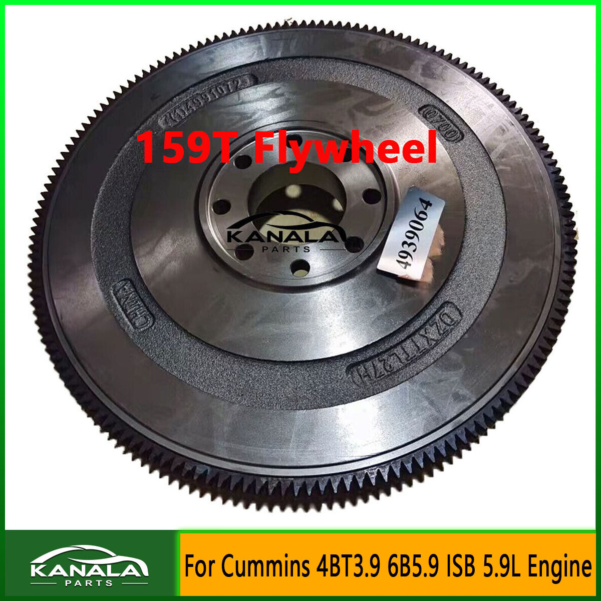 For Cummins 4BT3.9 6B5.9 ISB 5.9L Engine 159T Flywheel 3914431 4939064 ...