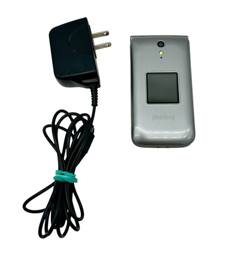 Alcatel One Touch Jitterbug 4043S GreatCall Silver Flip Phone Working ...