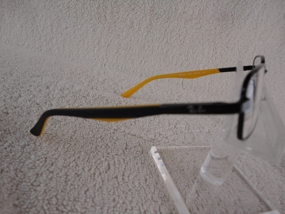 Ray Ban Junior RB 1035 W/CASE (4005) Black / Yellow 47 X 16 125 ...