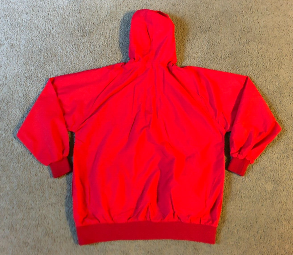 VTG Chalk Line Red Half Zip Chicago Bulls Anorak Windbreaker - Size M/L ...