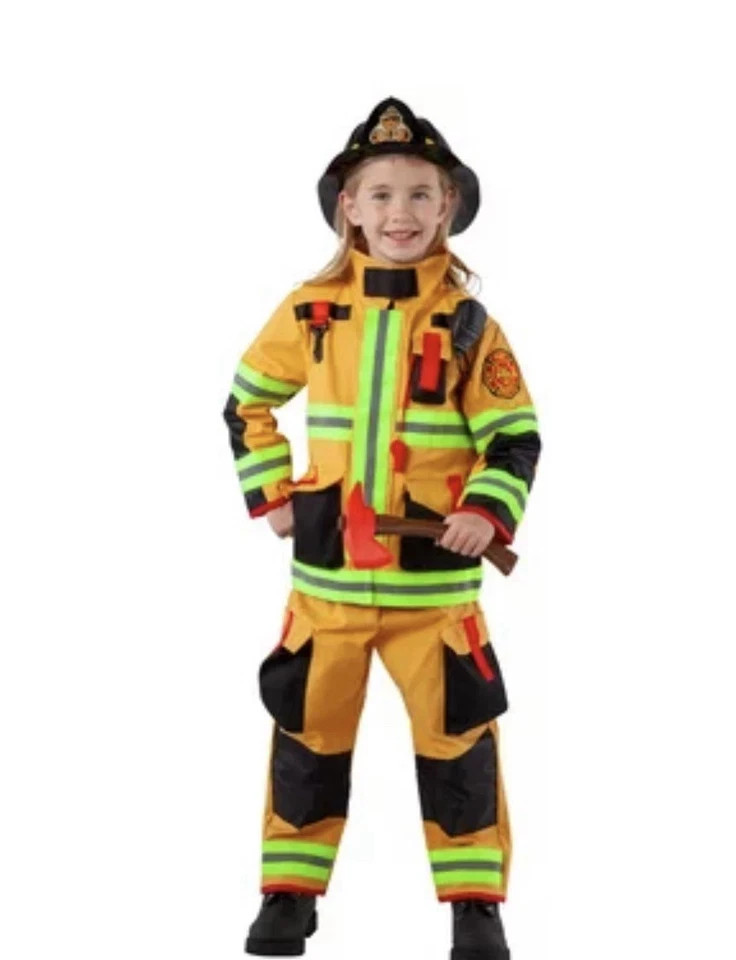 Adventure Factory Teetot Kids Firefighter Costume New Size 7-8 | eBay