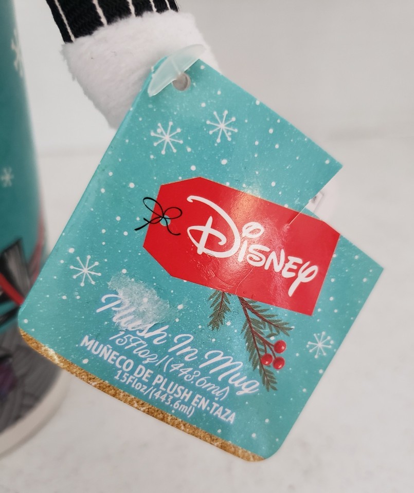 NEW Disney The Nightmare Before Christmas Santa Jack Plush in a Mug ...