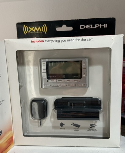 NIB Delphi Roady XT XM Satellite Radio Receiver W/Car Kit SA10276 Plug ...