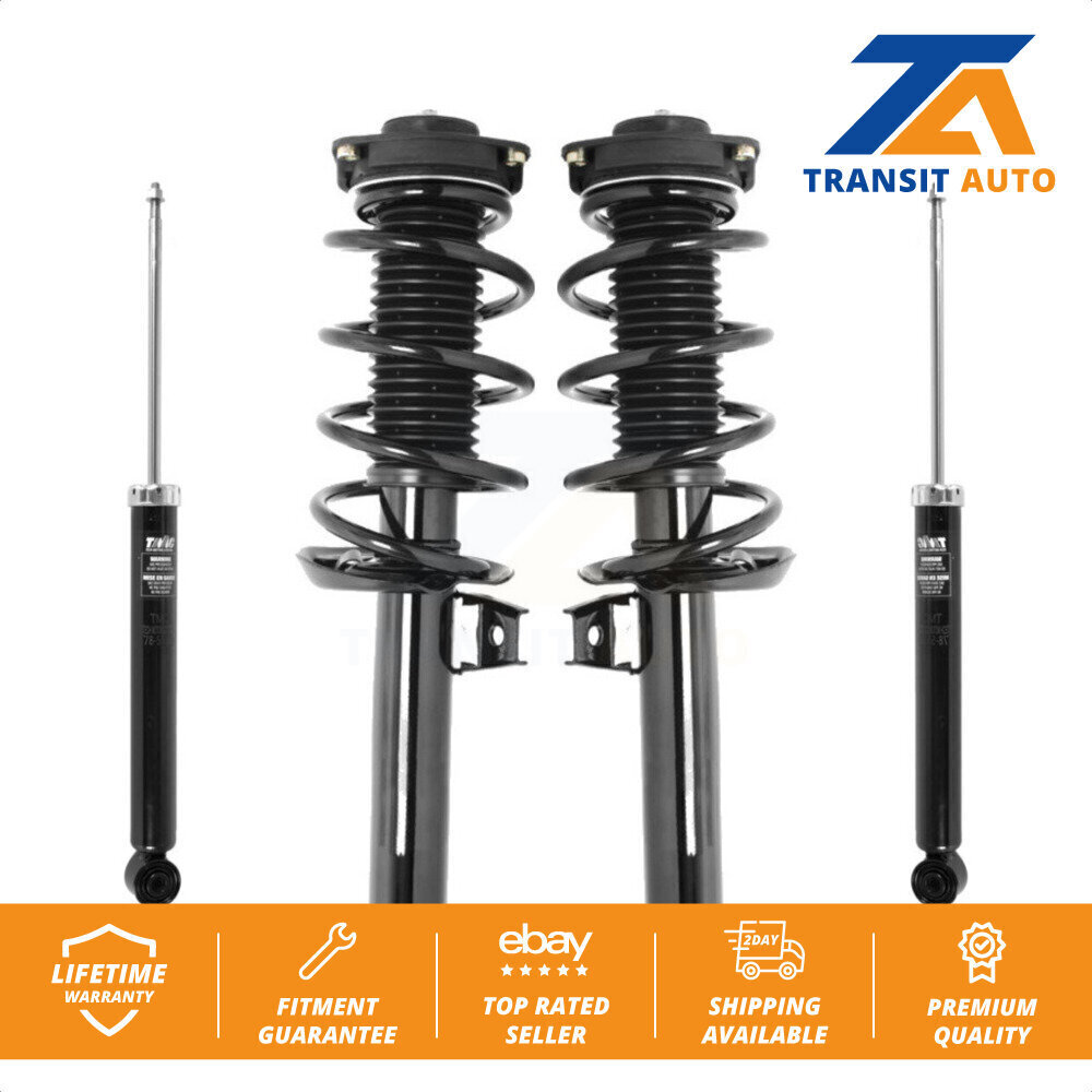 Front Rear Complete Shocks Strut & Coil Spring Kit For Volkswagen ...