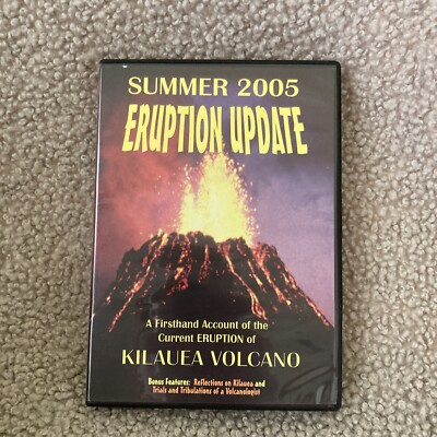 Kilauea Volcano Eruption Update, Summer 2005 DVD ~ A First Hand Account ...