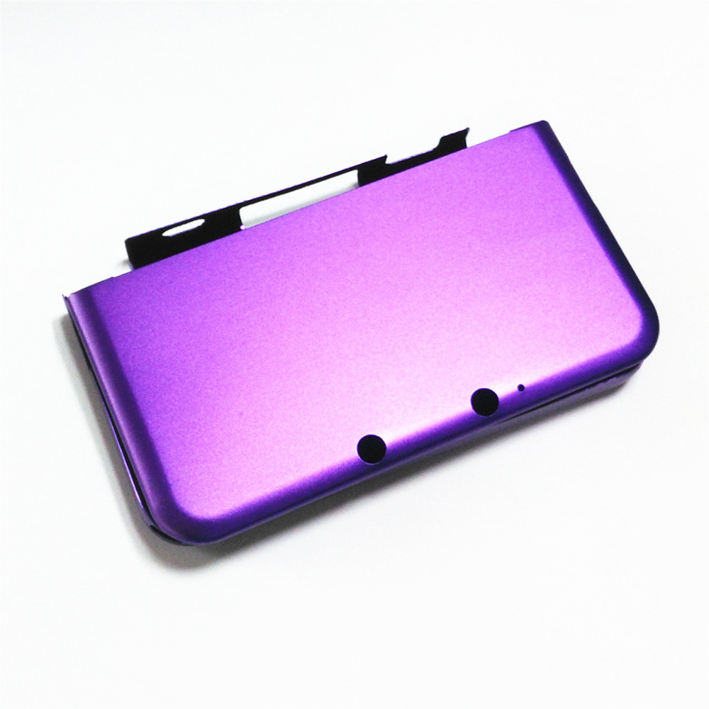Purple Aluminum Metal Protective Hard Case Cover for Nintendo 3DS LL ...