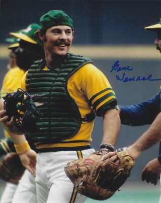 Signed 8x10 GENE TENACE Oakland A's Autographed photo - COA | eBay