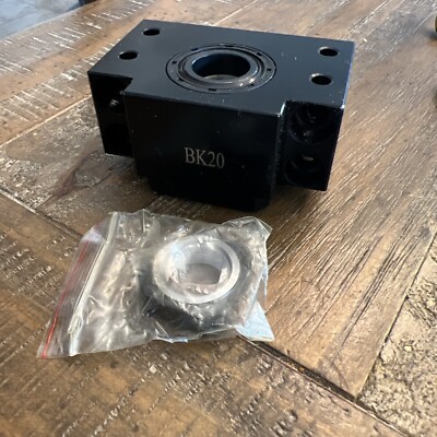 Bk20 Bearing End Block For Ballscrew 25mm Linear Motion Cnc Ball Screw ...