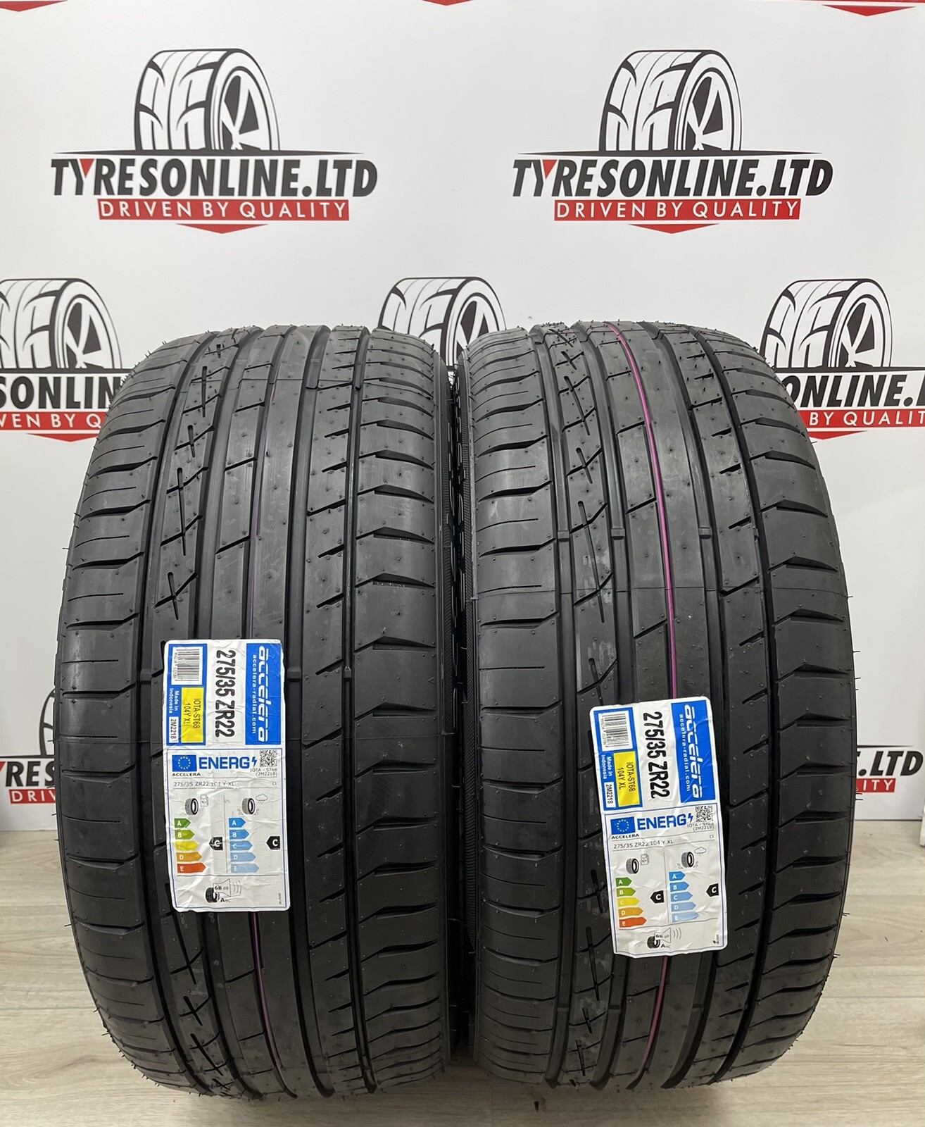 2 X 275 35 22 ACCELERA IOTA ST68 XL 104Y 275/35ZR22 BRAND NEW TYRES | eBay
