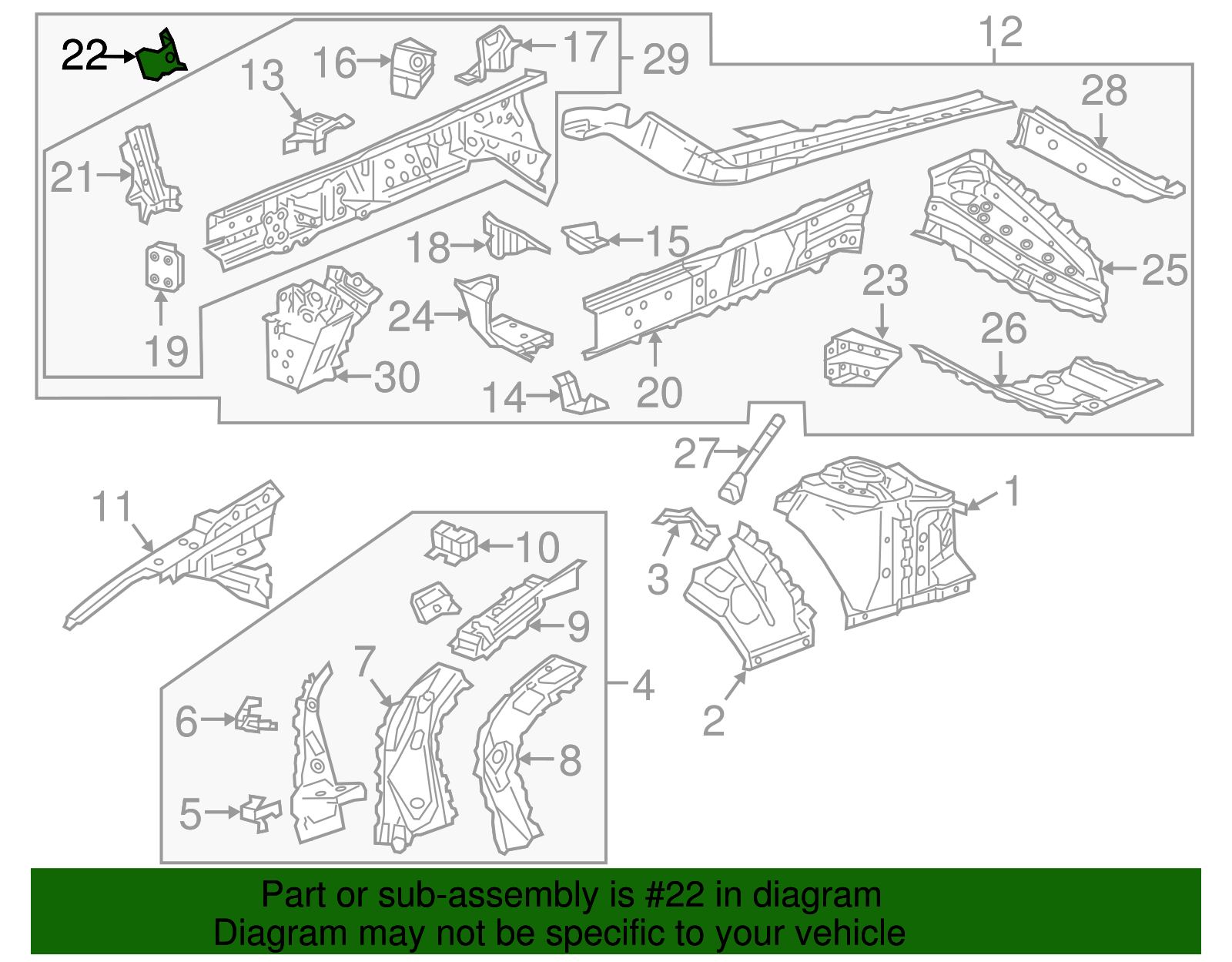 Chevrolet GM OEM 16-17 Malibu Left 22978961 for sale online | eBay
