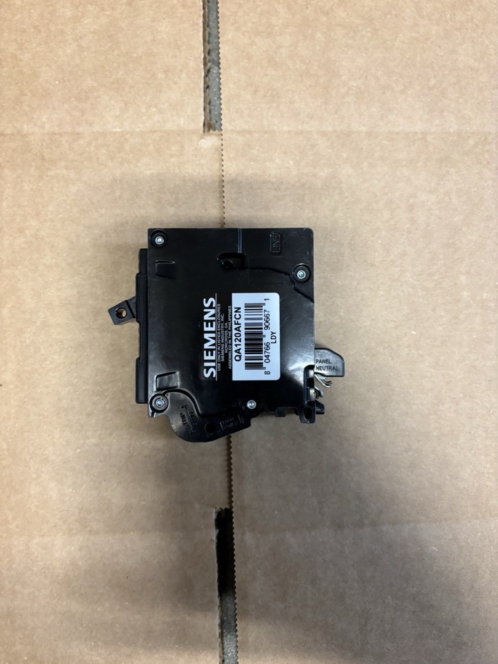 QA120AFCN - Siemens Plug-In 120V 20A 1 pole circuit breaker 10kA@120V ...