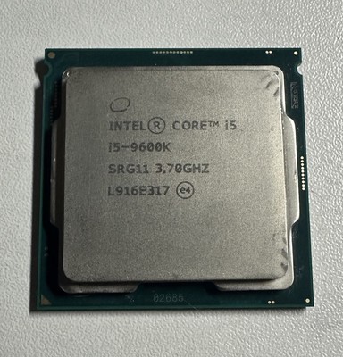Intel Core i5-9600K Processor 6 Cores up to 4.6 GHz Turbo LGA1151 300 ...