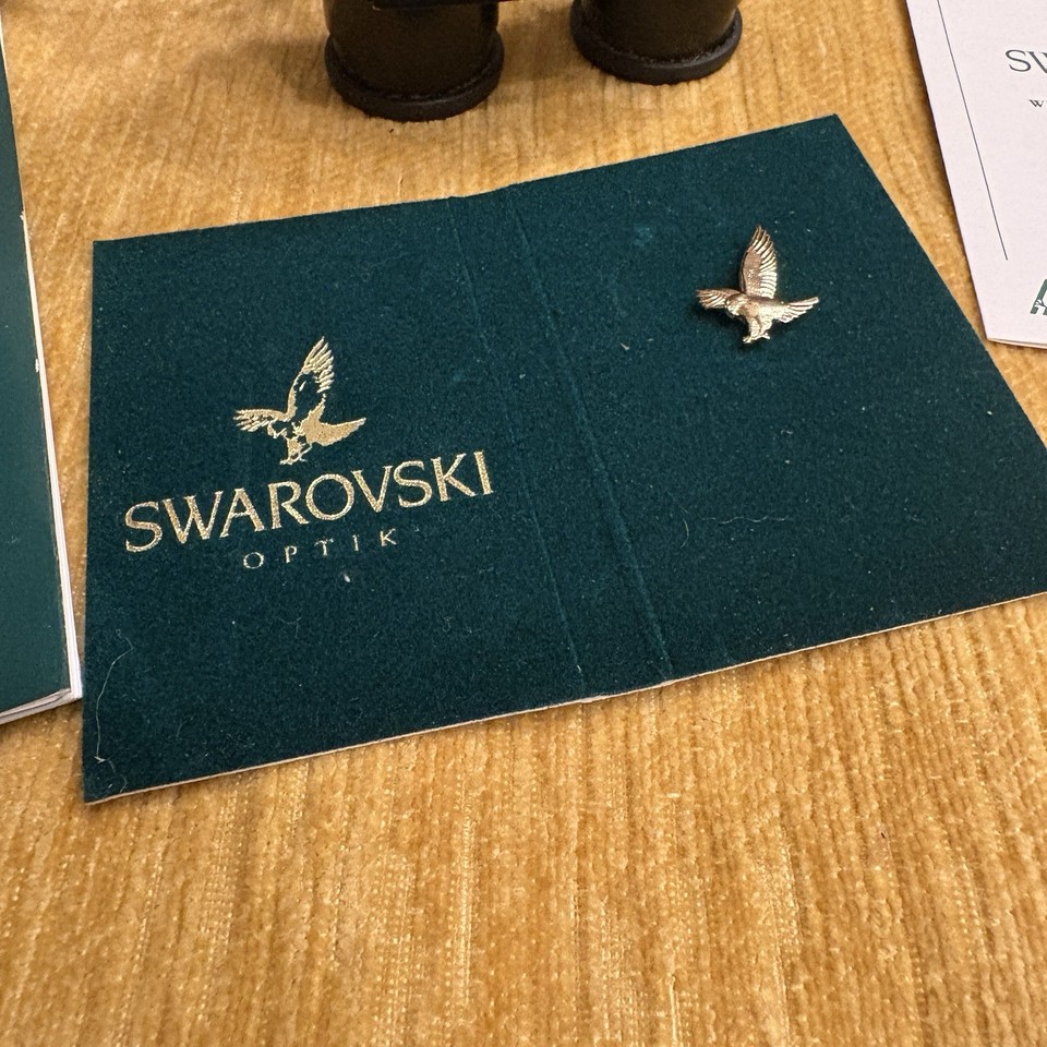 Swarovski Optik Habicht 10x25B Pocket Binoculars FULL SET Box Case Pin ...