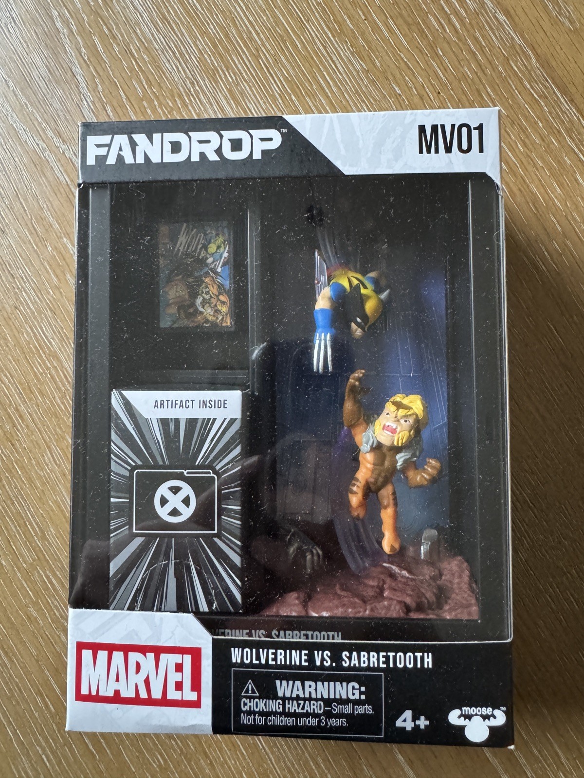 Moose Toys Marvel Fandrop MV01 Figure 2 Pack Wolverine Vs. Sabretooth ...