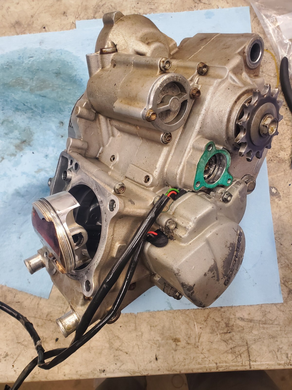 2007 07 KTM 250 SXF SX-F Bottom End Cranckshaft Engine Case Cases OEM ...