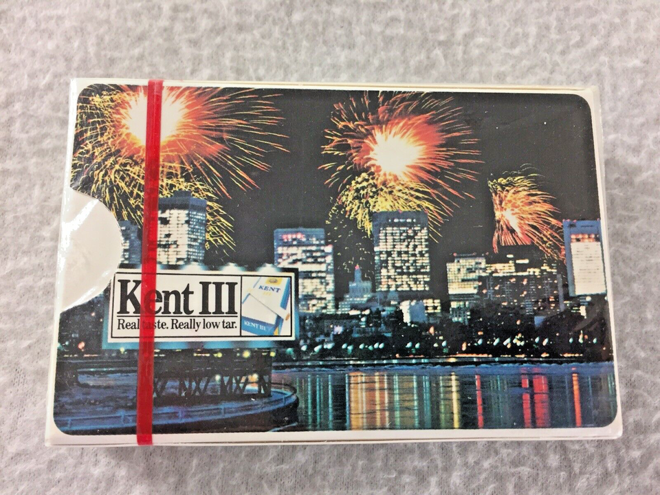 Vintage Kent III Tobacco Cigarette Advertising Playing Card Deck Sealed ...