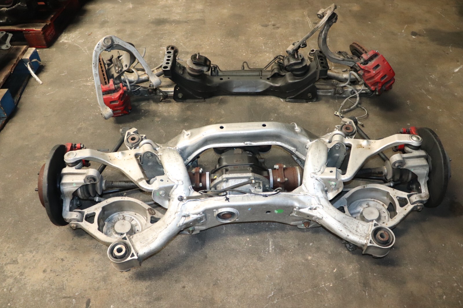 2006 Nissan 350Z Front Rear RWD M/T Differential Brakes Axles Subframe ...