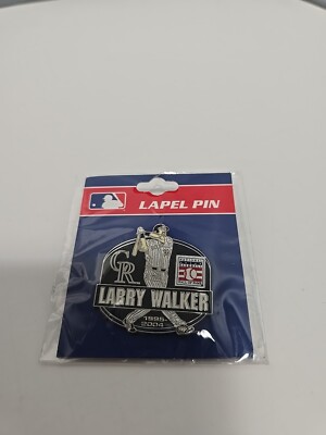 Colorado Rockies Larry Walker Official Hall Of Fame Collector's Lapel ...