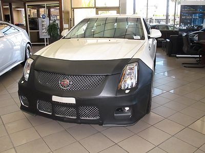 Colgan Front End Mask Bra 2pc. Fits 2008-2012 Cadillac CTS-V Only W/O ...