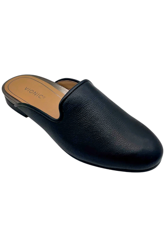 Vionic Women's Willa Slip-On Mule Black Leather | eBay