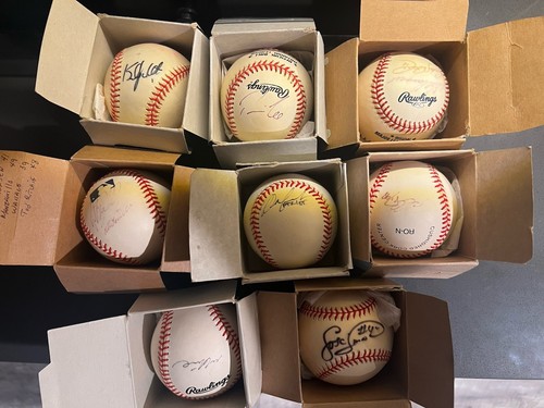 Autographed Rawlings Baseball Lot of 8 Balls | eBay