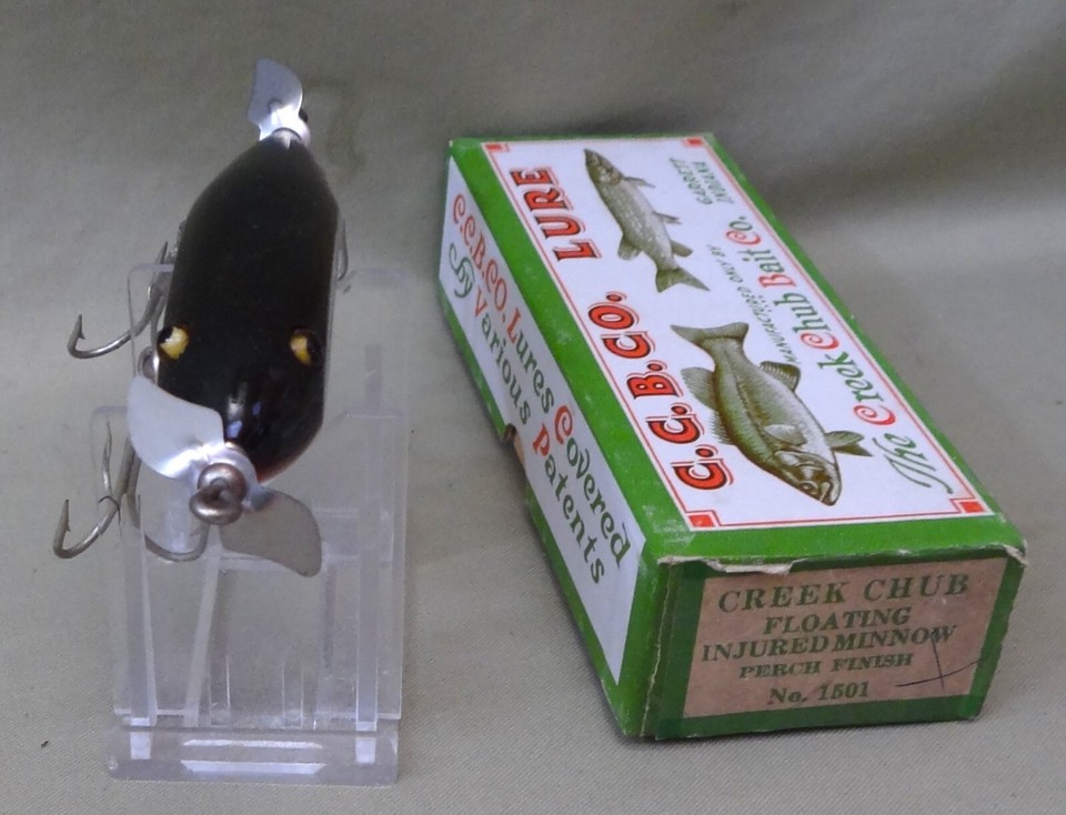 Creek Chub Bait Co. #1501 Perch Finish IM, NIB, C. 1940's-50's | eBay