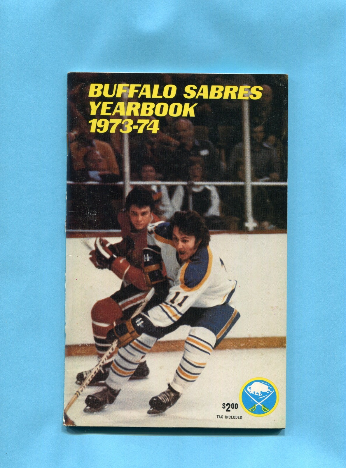 1973-74 Buffalo Sabres NHL Media Guide Gil Perreault Phil Russell on ...