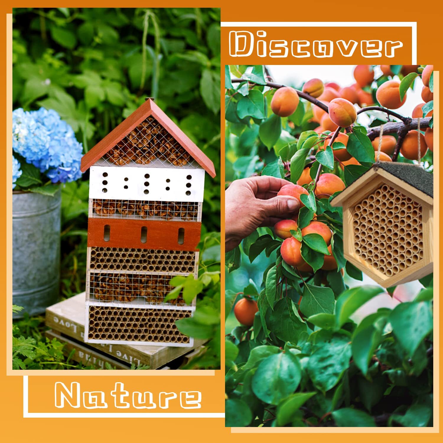 100 Pieces Mason Bee Tubes 6 Inches Nesting Refill Cardboard Tubes Bee ...