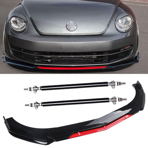 For VW Beetle A5 2011-2016 Front Bumper Lip Splitters Spoiler Trim Kit ...