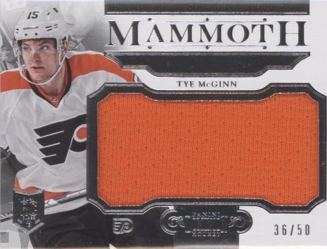 2013-14 Panini Dominion - Mammoth Tye McGinn #M-TM Jersey /50 (MEM, RC ...