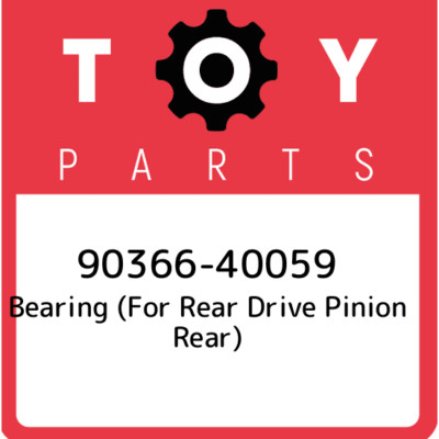 90366-40059 Toyota Bearing (for rear drive pinion rear) 9036640059, New ...