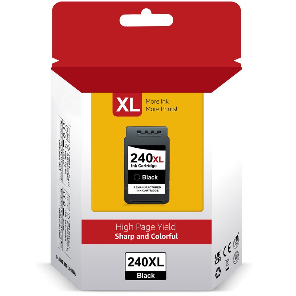 PG-240XL CL-241XL Black Color Ink Cartridges for Canon Pixma MG3620 ...