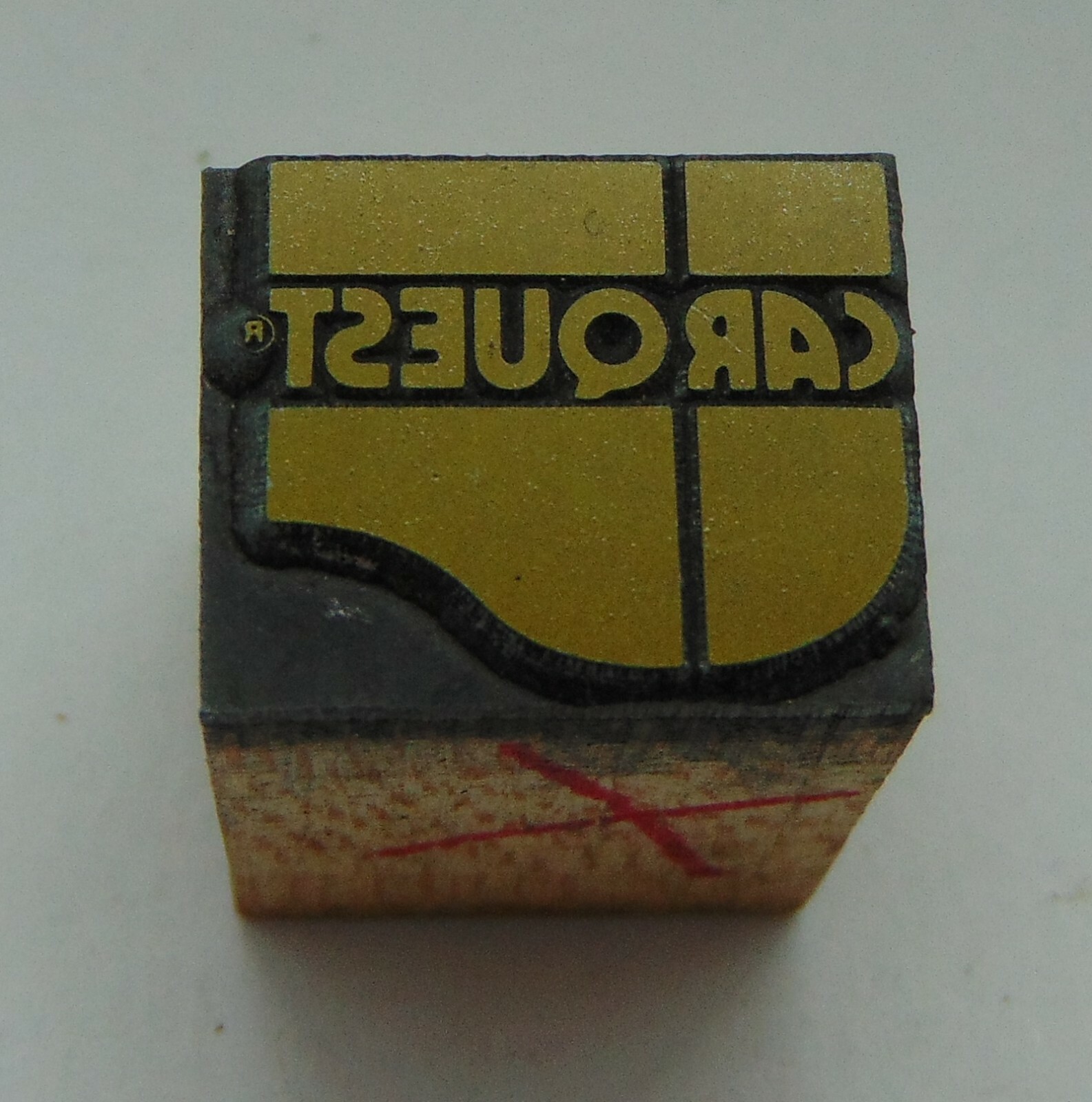 Printing Letterpress Printers Block Carquest Car Quest | eBay