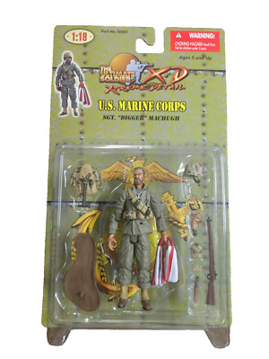 21st Ultimate Soldier XD 1:18 Figure WW2 US MARINE CORPS SGT "DIGGER ...