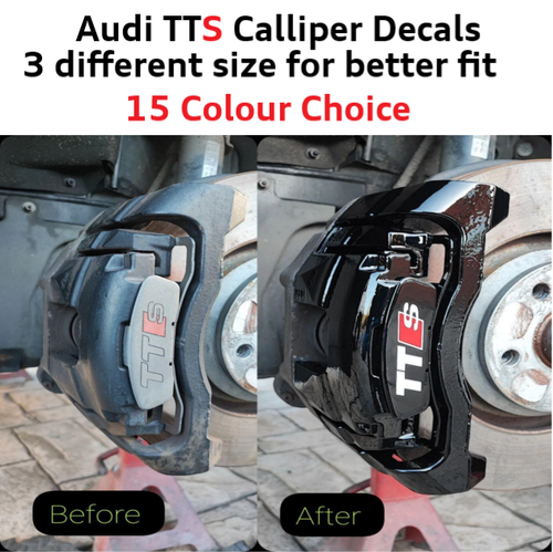 AUDI TTS Premium Cast Brake Caliper Decals Stickers | eBay