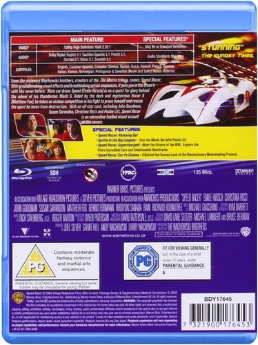 Speed Racer (2008) (Blu-ray) (UK IMPORT) | eBay