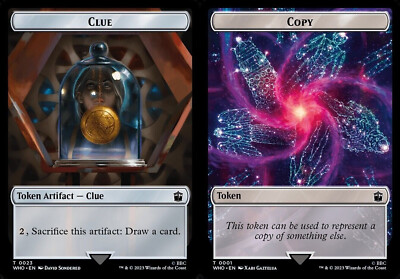 3x Copy/Clue Token, Doctor Who Token, MTG Token, Magic Token | eBay