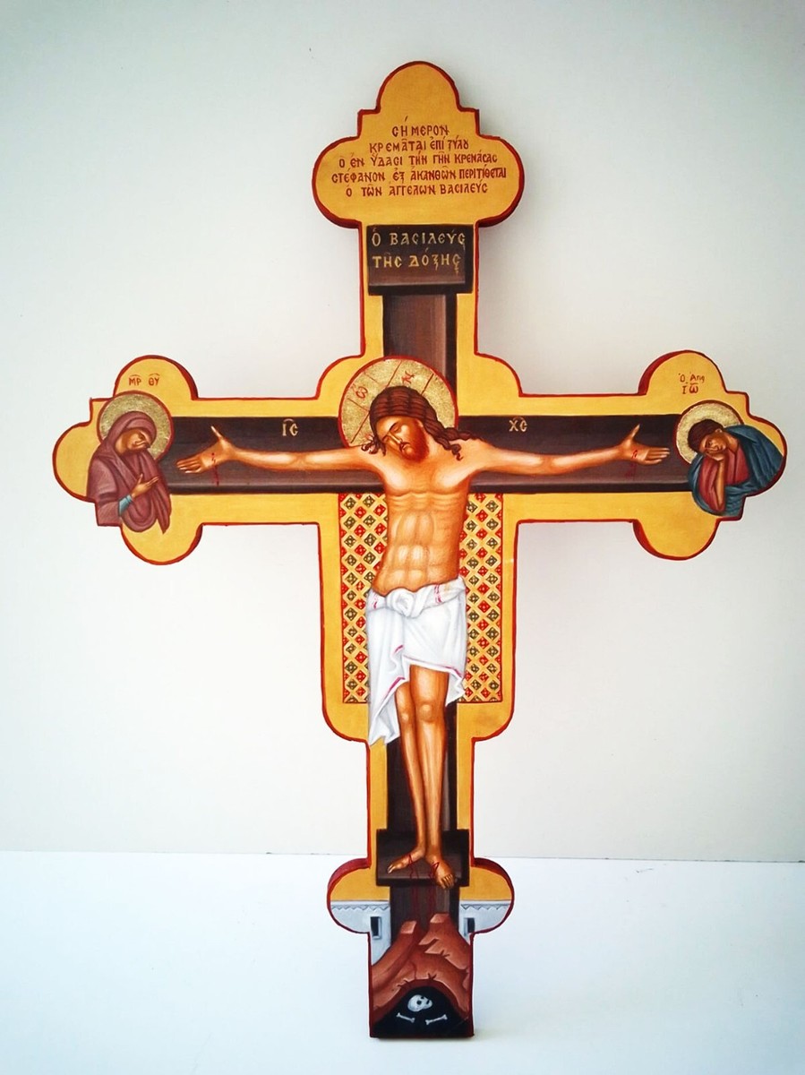 Greek Orthodox Wooden Wall Crosses Orthodox Wall Crucifix Wood Cross