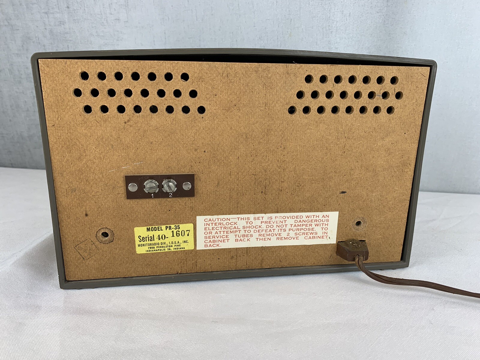 Vintage Regency Tube MonitoRadio Model PR35 | eBay