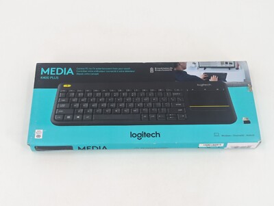 Logitech Media K400 Plus Keyboard RF Wireless for Windows , ChromeOS ...