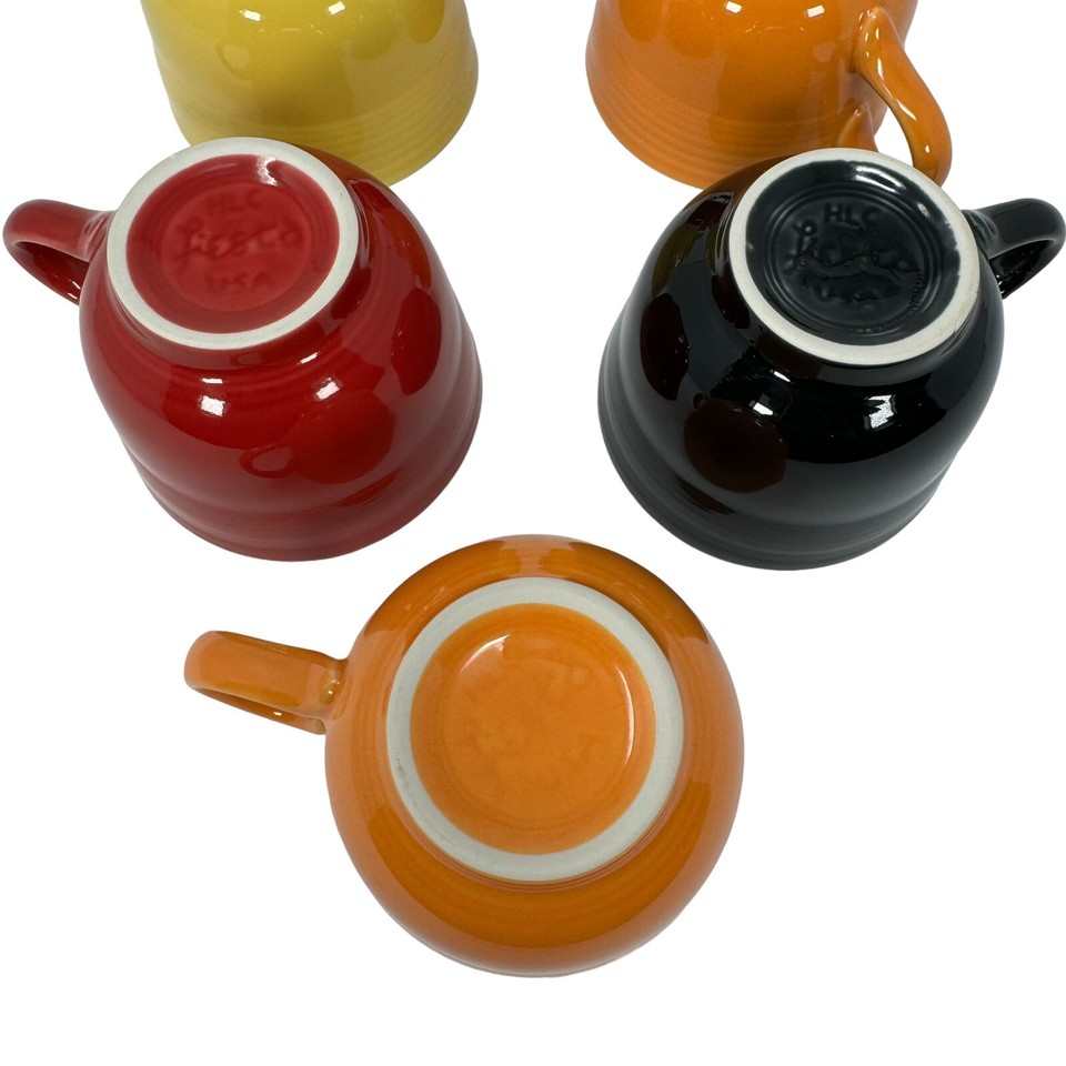 Fiestaware Teacups Multiple Colors Fiesta Homer Laughlin HLC ...