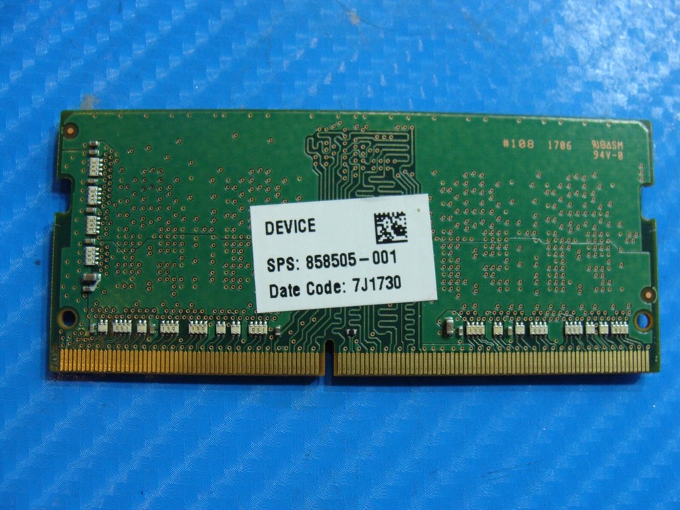HP 250 G5 Samsung 4GB 1Rx16 PC4-2400T Memory RAM SO-DIMM M471A5244CB0 ...