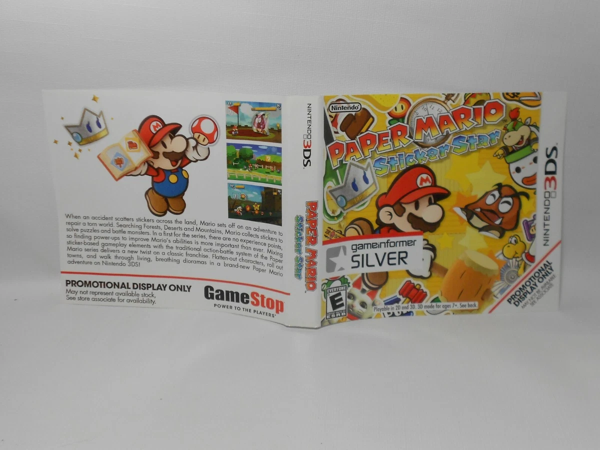Paper Mario Sticker Star Sticker Book Cover