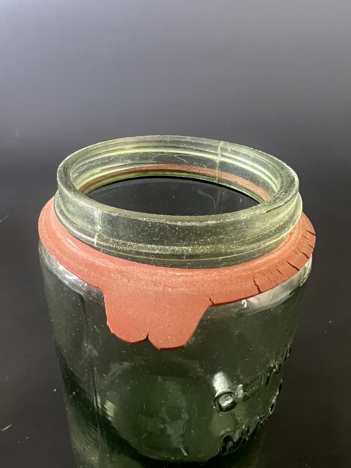 GREEN ** GENUINE MASON ** PINT FRUIT JAR EXCELLENT VERY RARE FIND | eBay