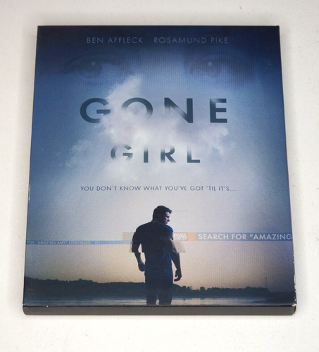 Gone Girl (Blu-ray, 2014 David Fincher Film) Includes Amazing Amy Book ...