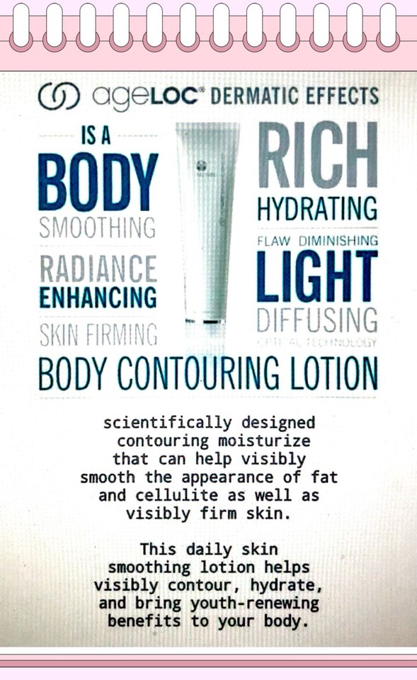 1xNu SKIN NUSKIN Authentic ageLOC Dermatic Effects Body Contouring ...