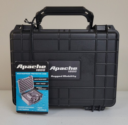 APACHE 1800 Weatherproof Protective Case For Guns, Cameras, Mics,Electronics NEW | eBay
