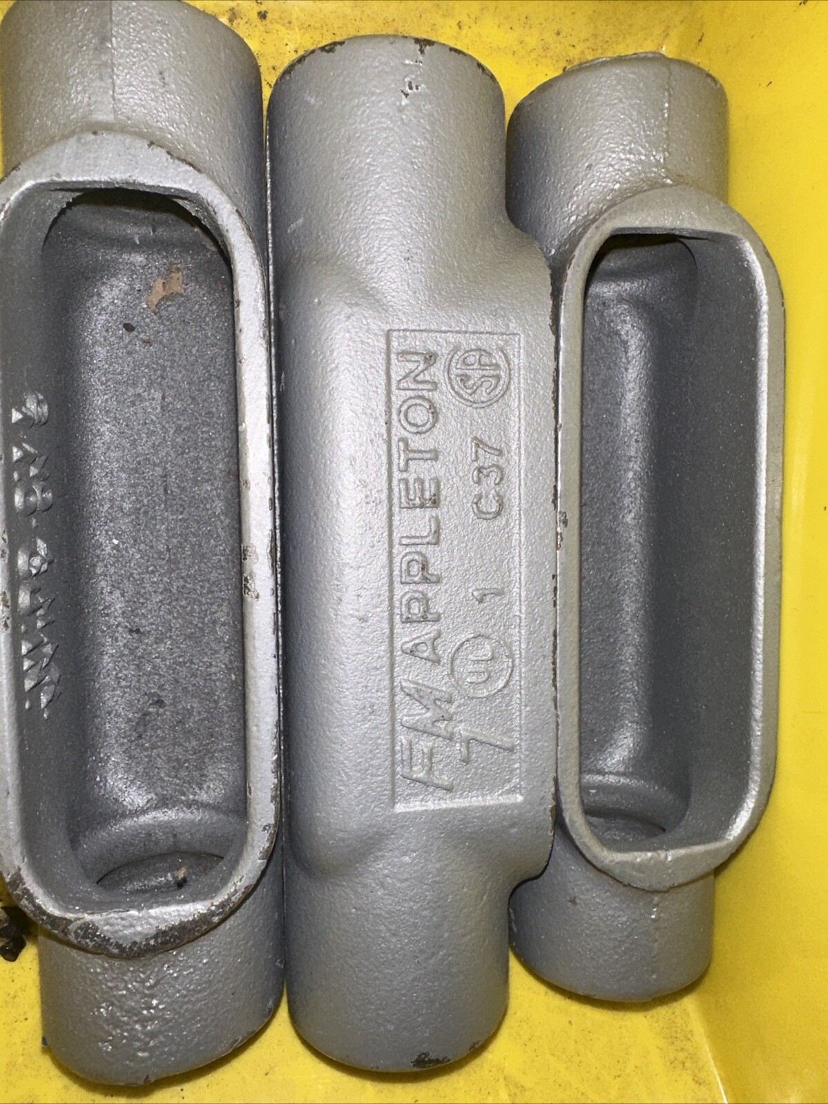 Lot Of 3 Appleton FM7 Conduit Body 1" C37 | eBay