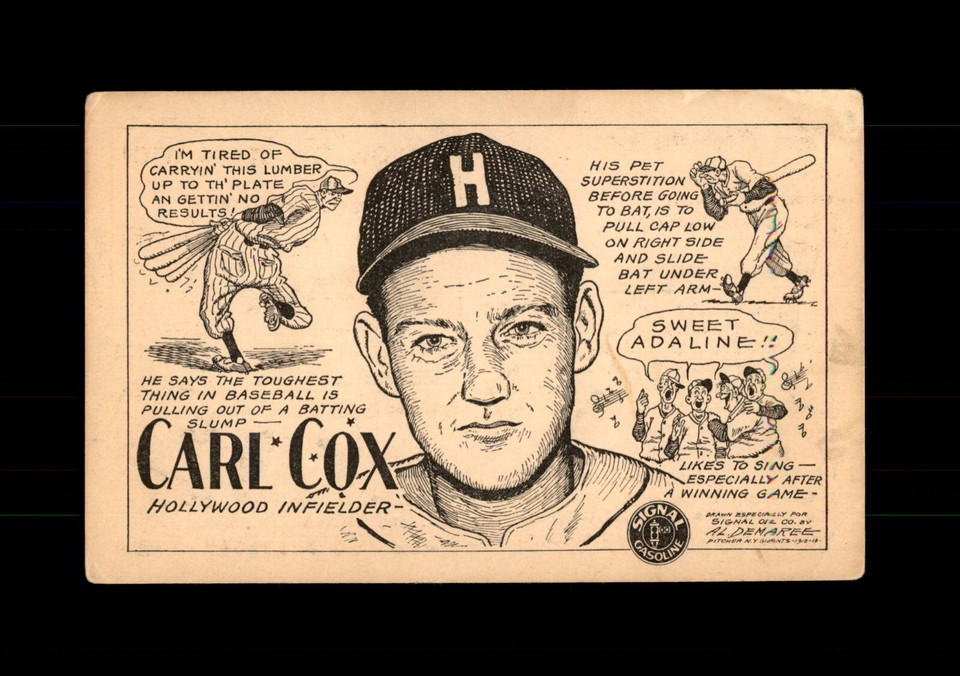 1947 SIGNAL OIL HOLLYWOOD STARS PCL Baseball Cards You pick RESTOCKED ...