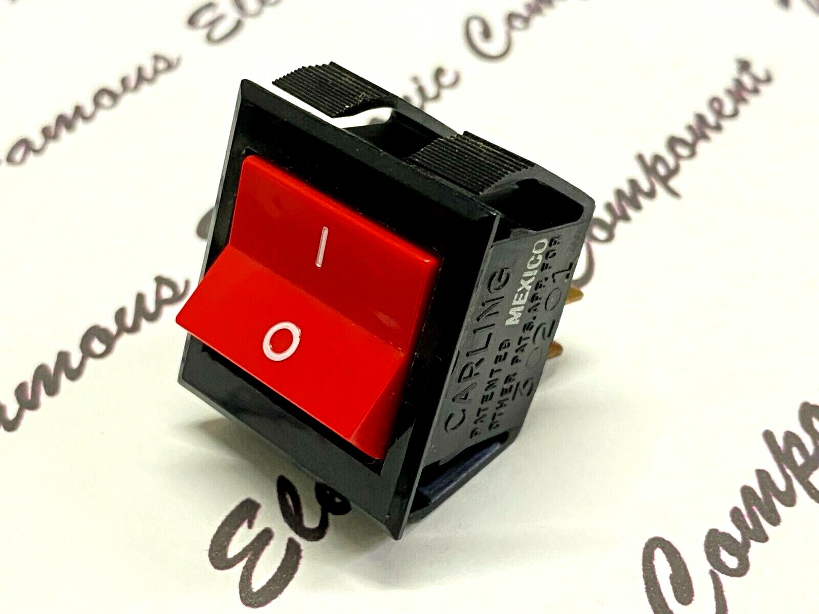 1pcs - CARLING 5A 250V - 10A 125V 1/2HP ON-OFF Rocker Switch - Toggle ...
